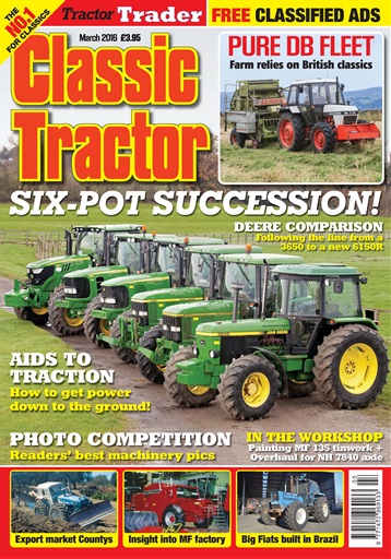 Classic Tractor Magazine - March 2016 Back Issue
