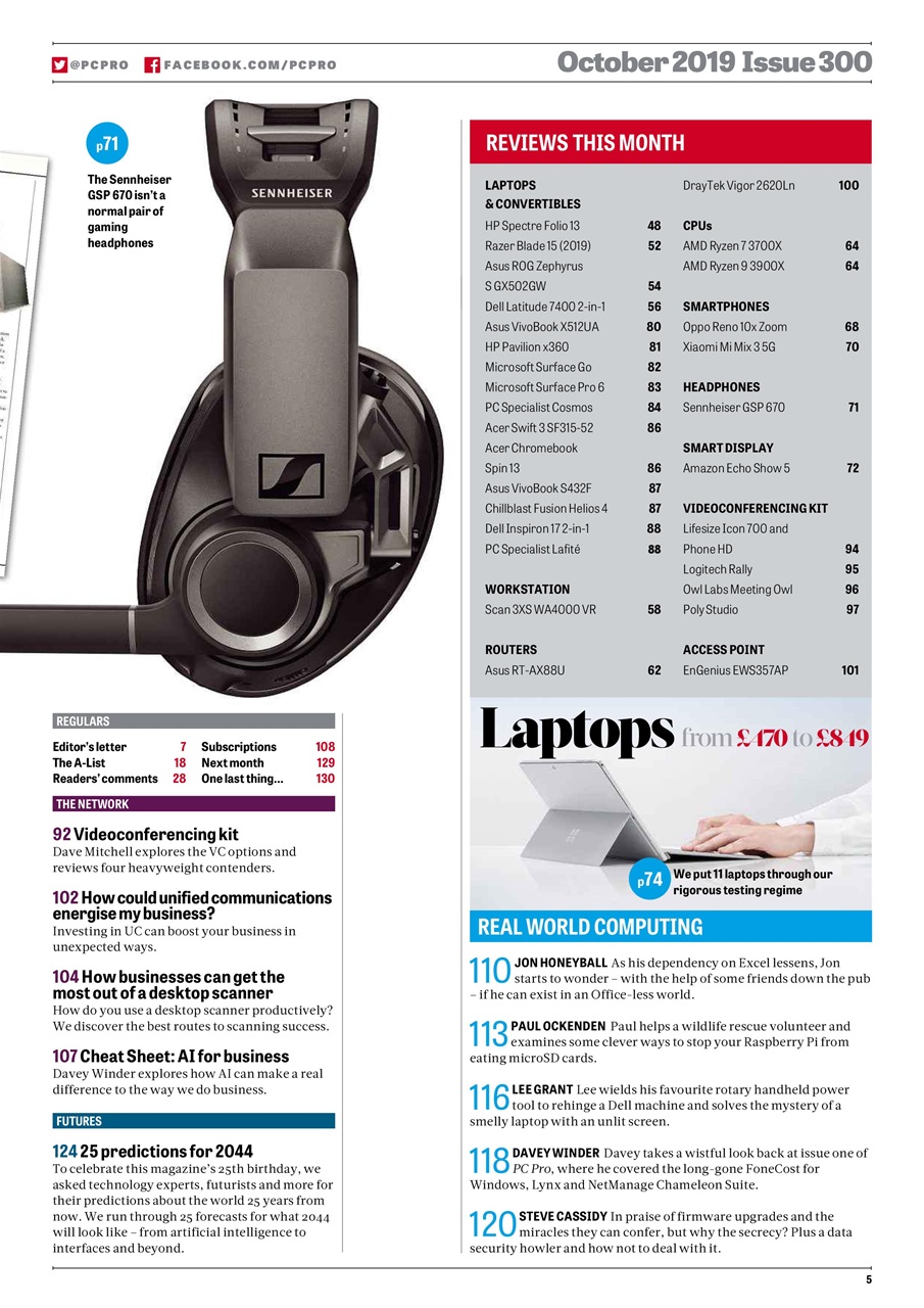 PC Pro Magazine - October 2019 Back Issue