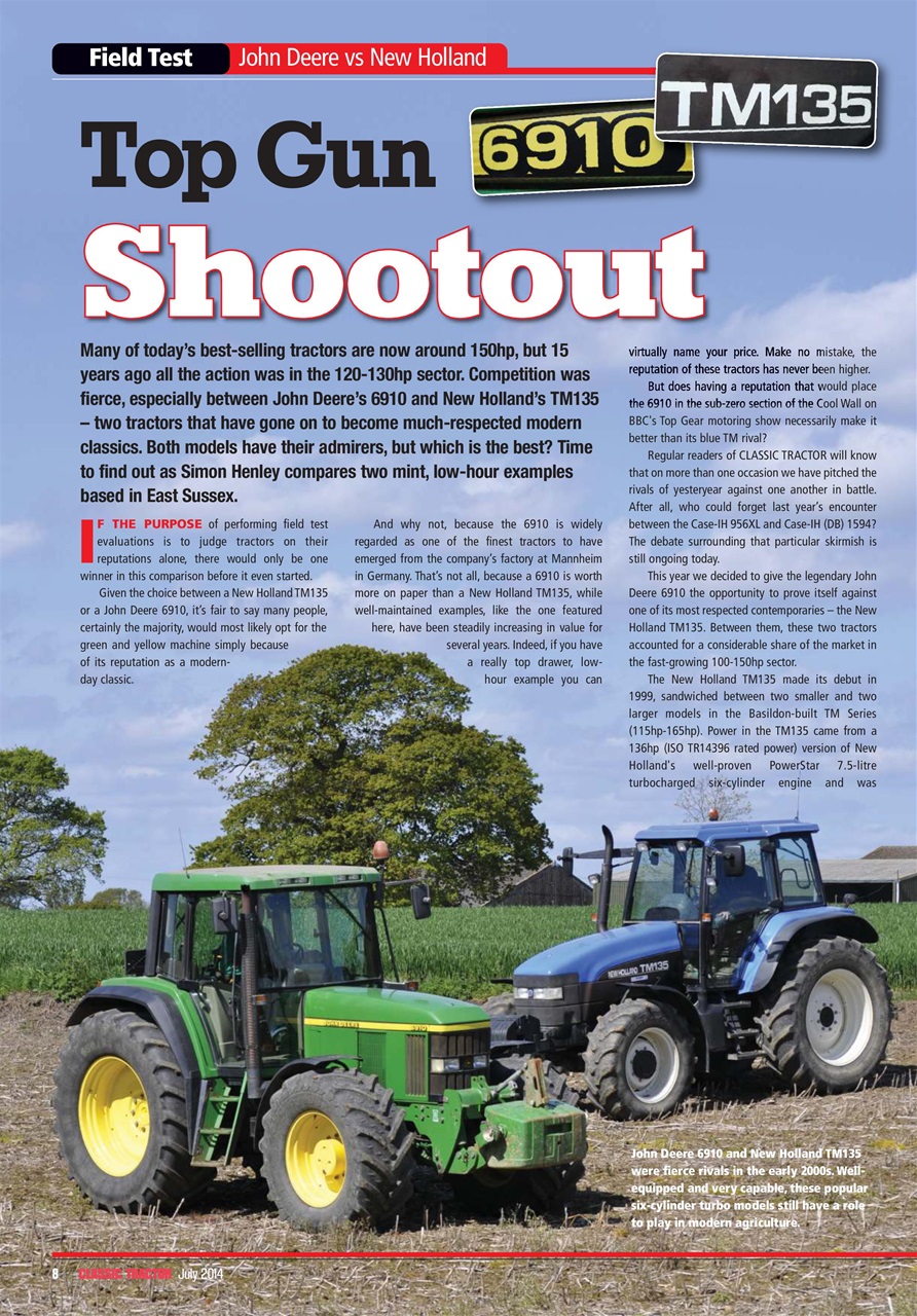 Classic Tractor Magazine - July 2014 Back Issue