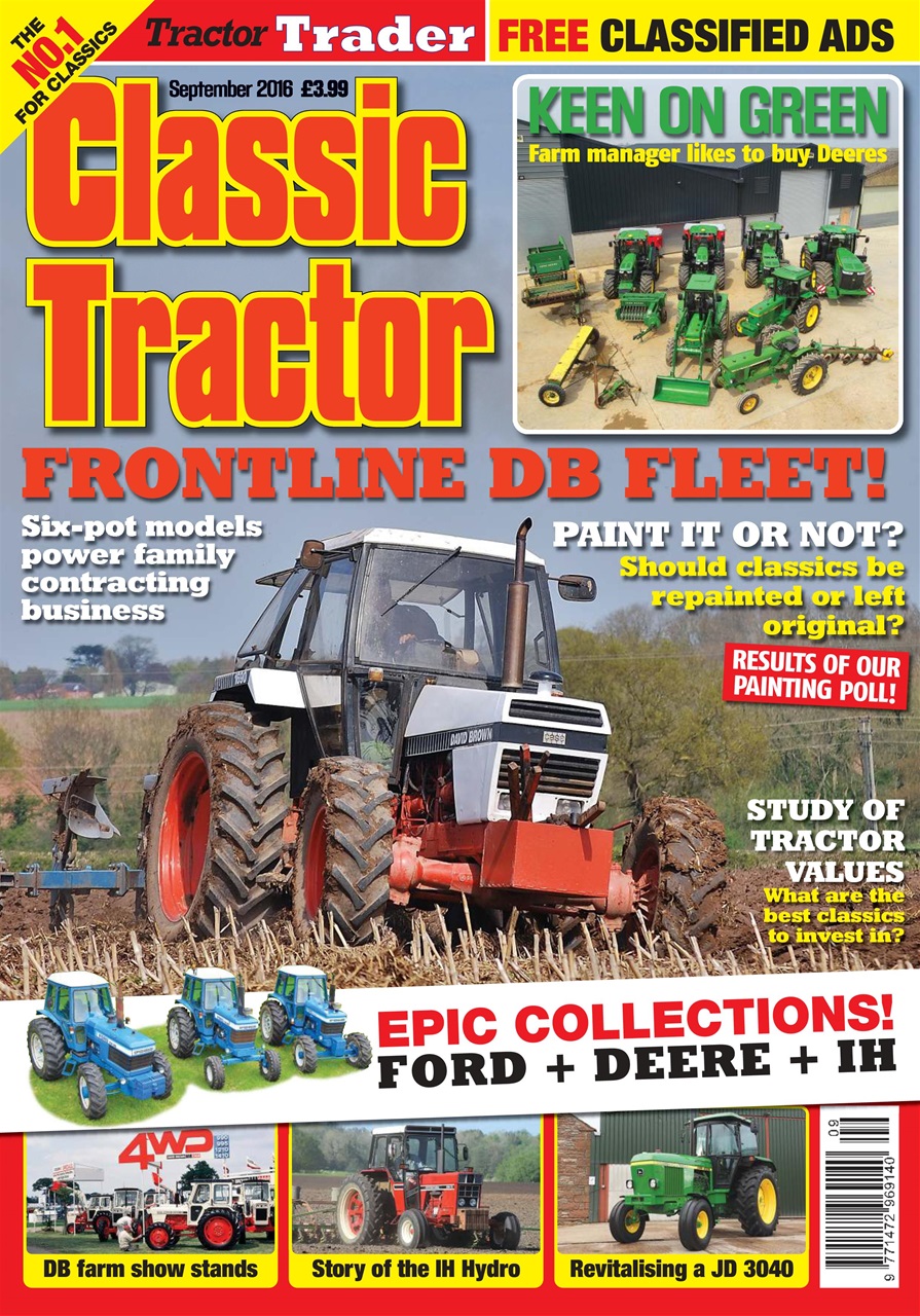 Classic Tractor Magazine - September 2016 Subscriptions | Pocketmags