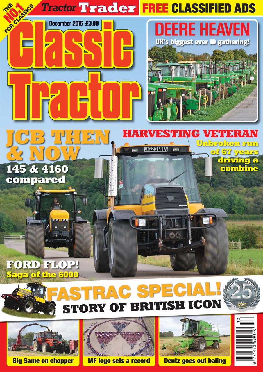 Classic Tractor Magazine - December 2016 Back Issue