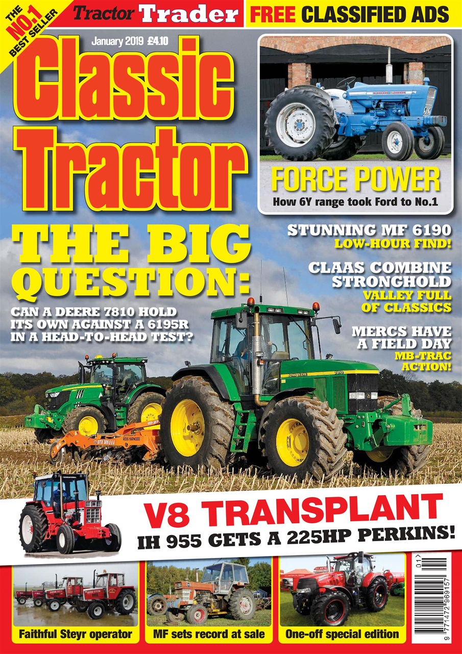 Classic Tractor Magazine - January 2019 Back Issue