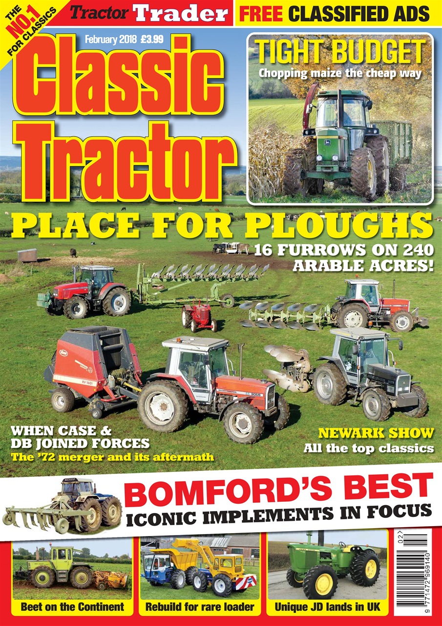 Classic Tractor Magazine - February 2018 Back Issue