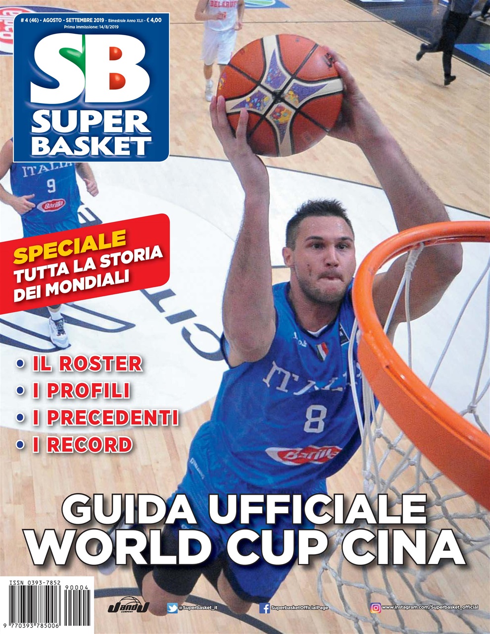 Superbasket Magazine - Agosto 2019 Back Issue