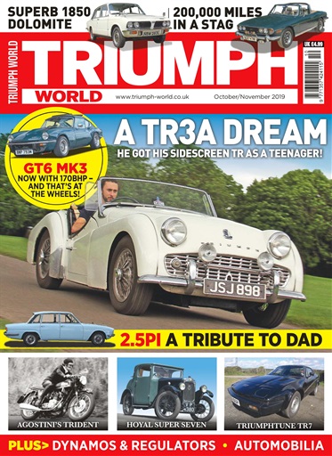 Triumph World Magazine - Oct-Nov 2019 Subscriptions | Pocketmags
