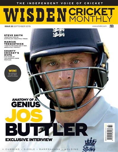 Wisden Cricket Monthly Magazine - September 2019 Back Issue