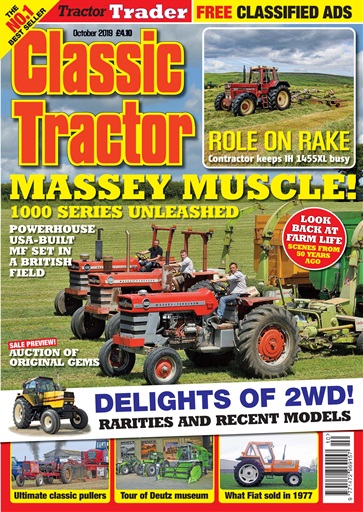 Classic Tractor Magazine - October 2019 Back Issue