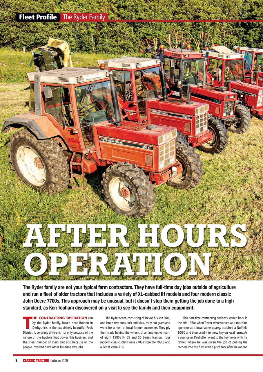 Classic Tractor Magazine - October 2019 Back Issue