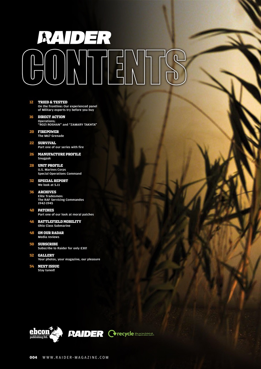 Raider Magazine - Vol 12 Iss 6 Back Issue