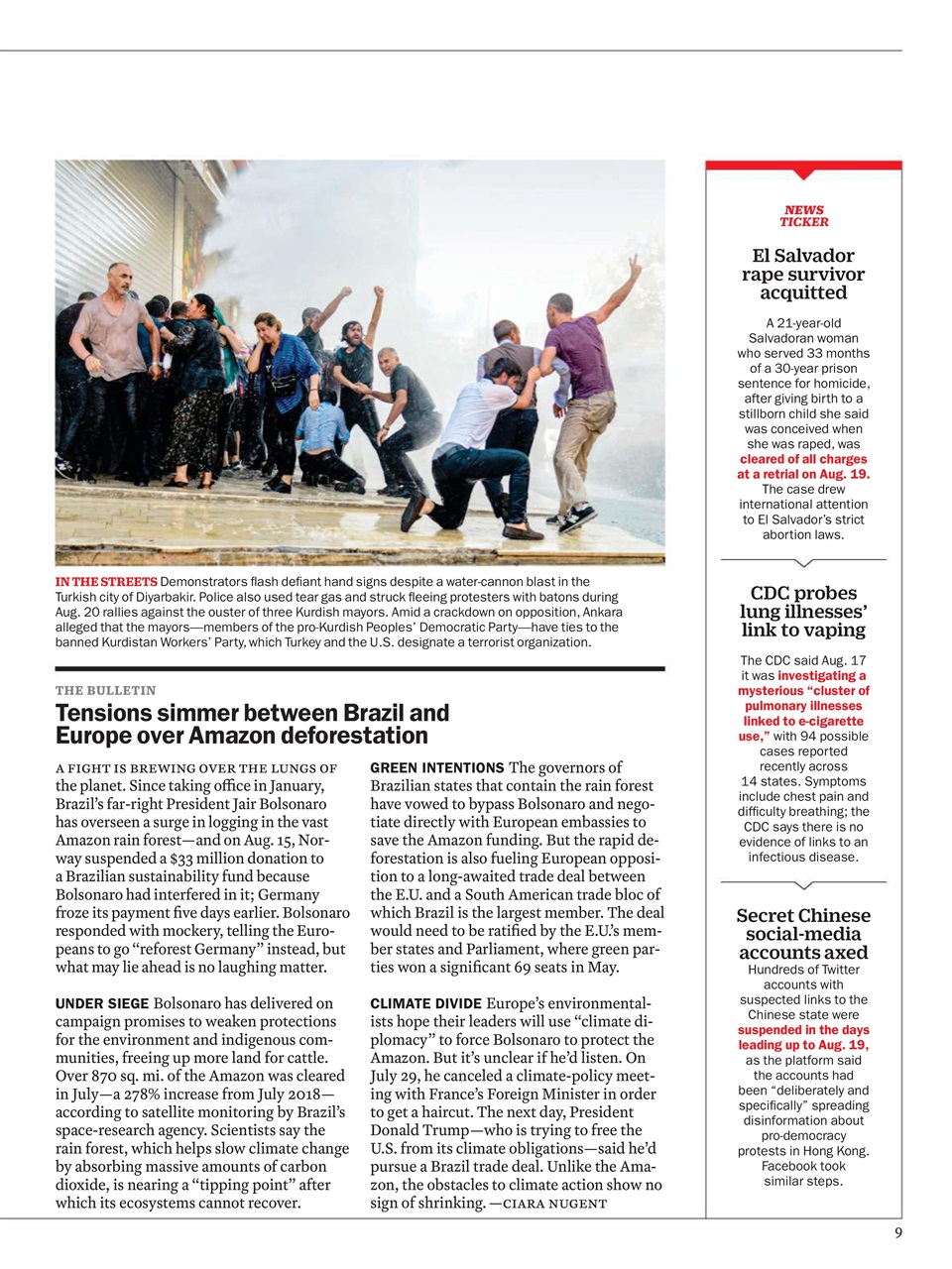 Time Magazine - 2nd September 2019 Back Issue