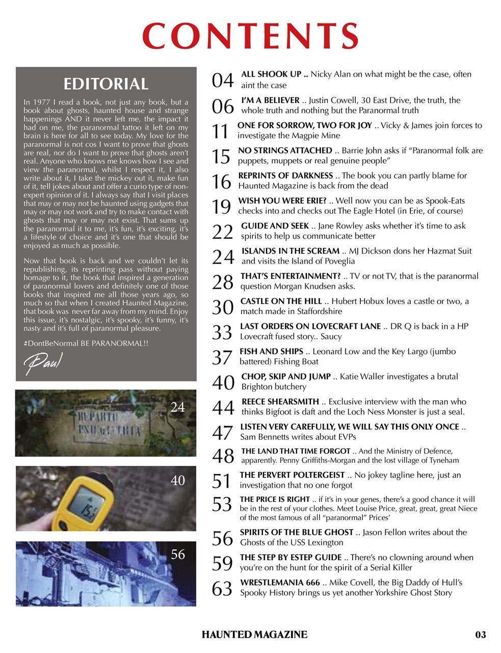 Haunted Magazine - Haunted 24: All About Ghosts Back Issue