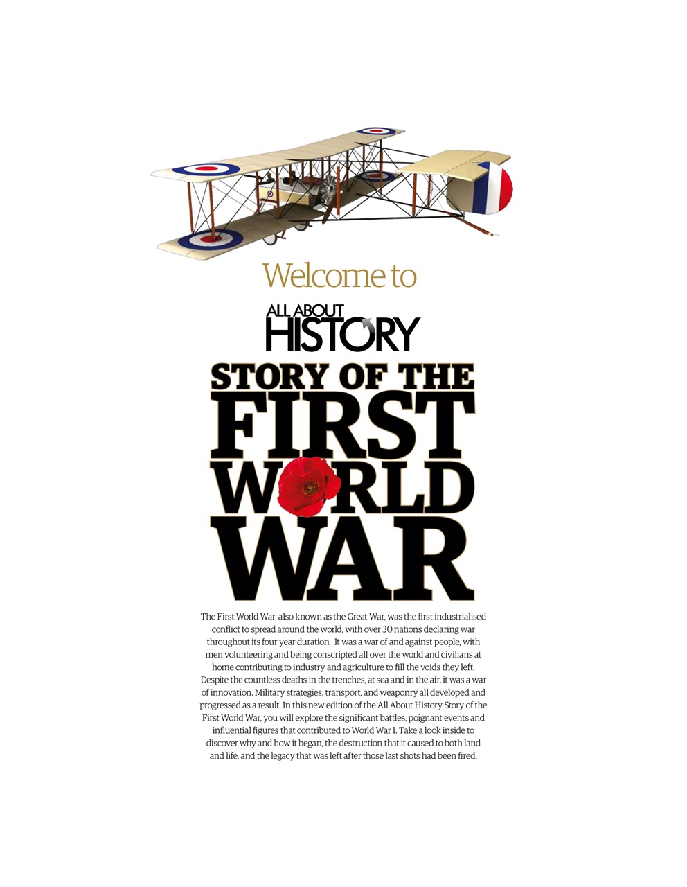 All About History Magazine - All About History Story of the First World ...