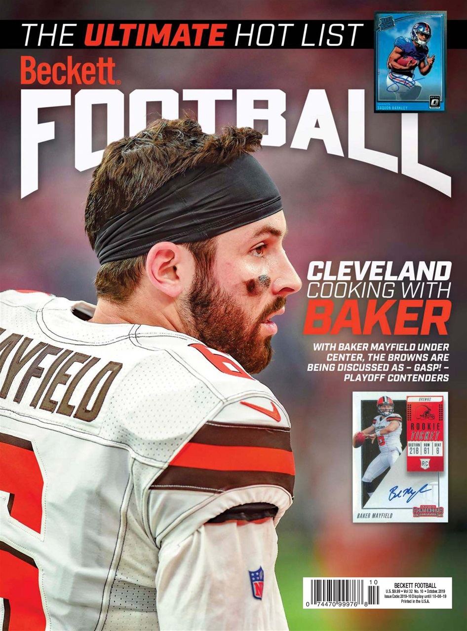 Beckett Football Magazine - Football -Oct Back Issue