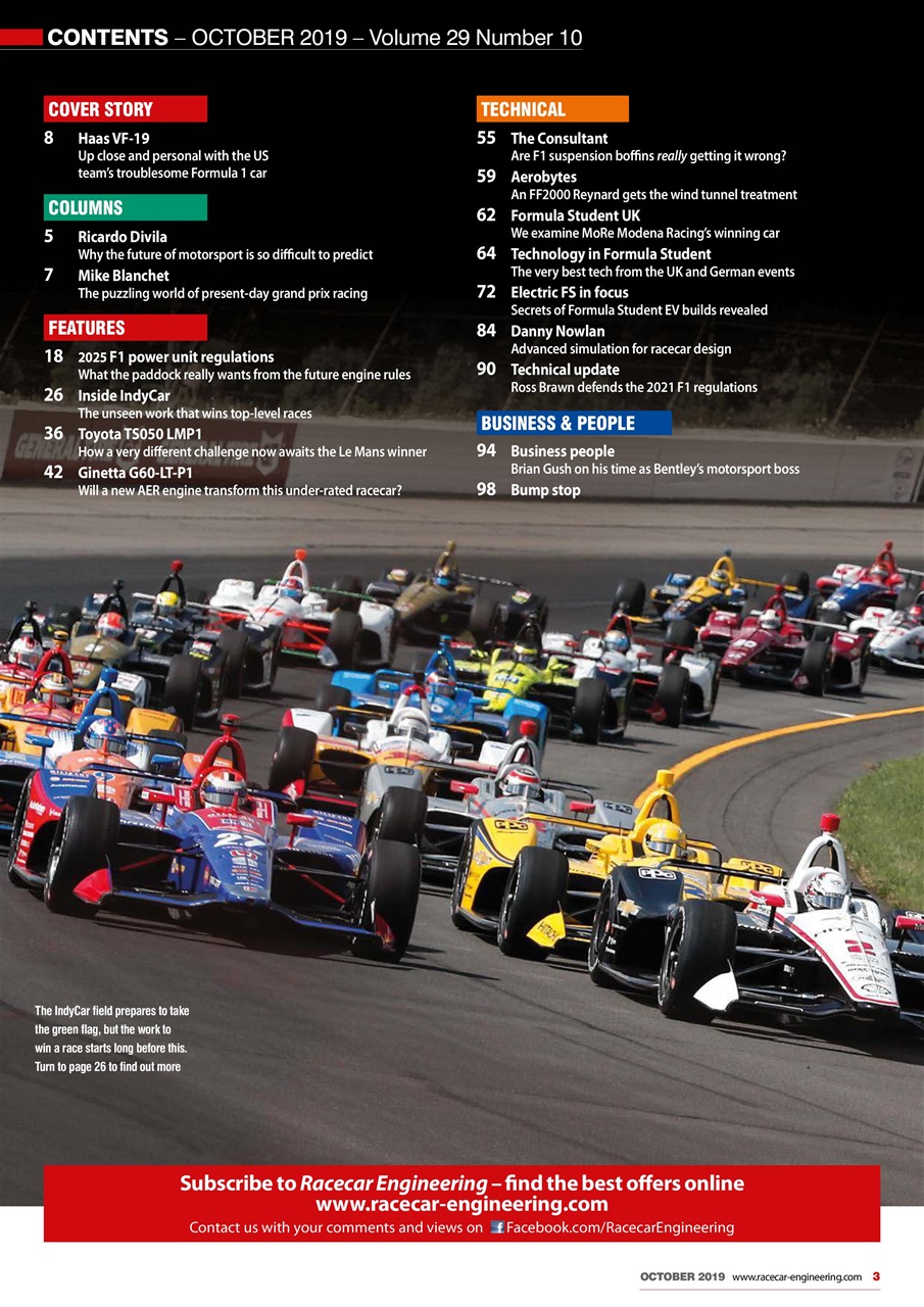 Racecar Engineering Magazine - October 2019 Back Issue