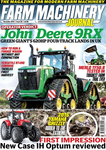 Farm Machinery Journal Magazine - December 2015 Back Issue