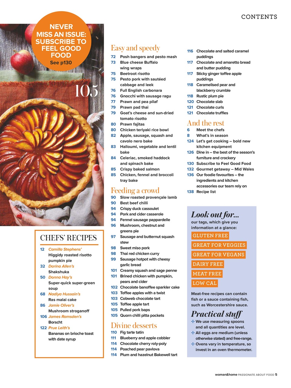 Woman And Home Feel Good Food Magazine October 2019 Back Issue