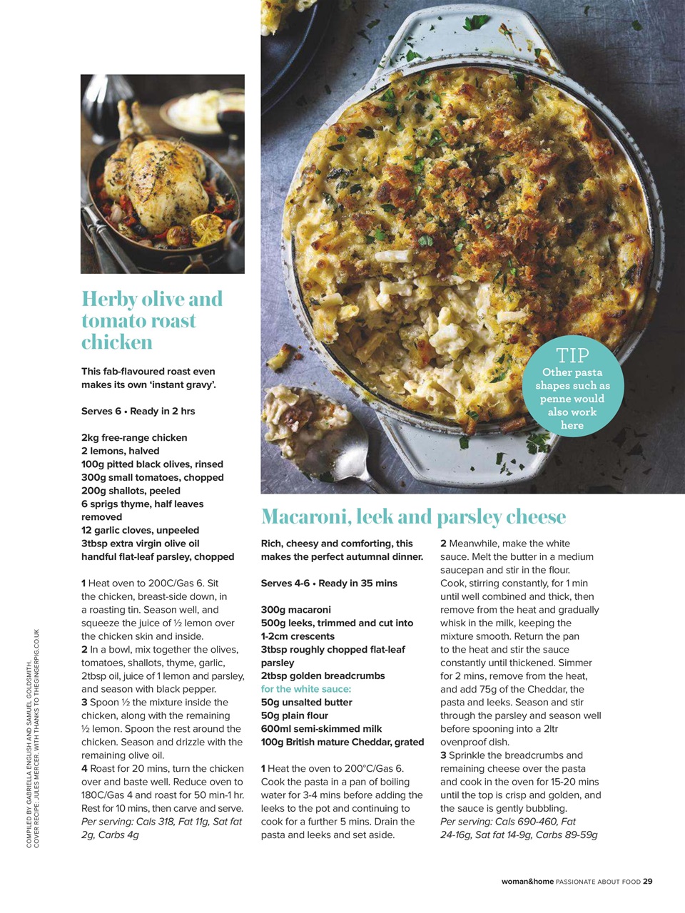 Woman And Home Feel Good Food Magazine October 2019 Back Issue