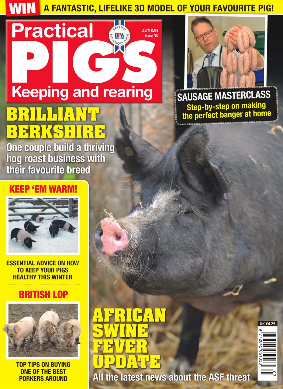 Practical Pigs Magazine - Autumn 2019 Back Issue