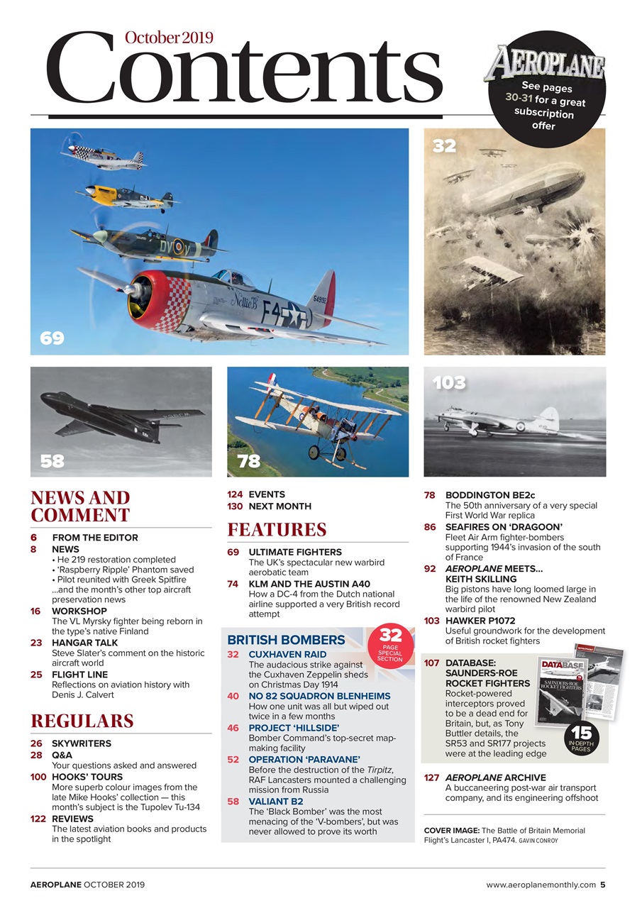 Aeroplane Magazine - October 2019 Back Issue