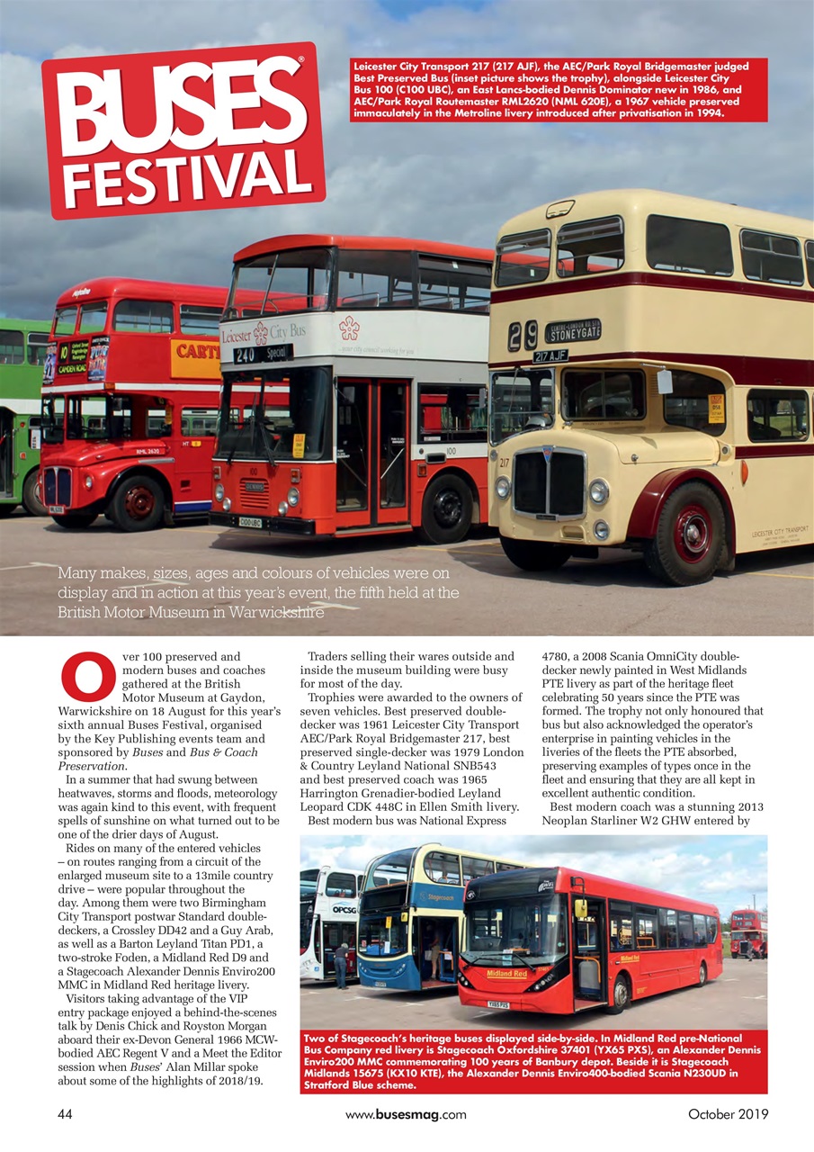 Buses Magazine - October 2019 Back Issue