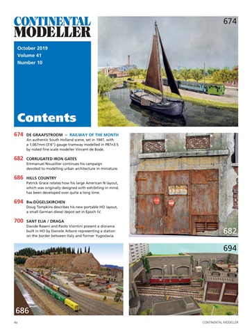 Continental Modeller Magazine - October 2019 Back Issue