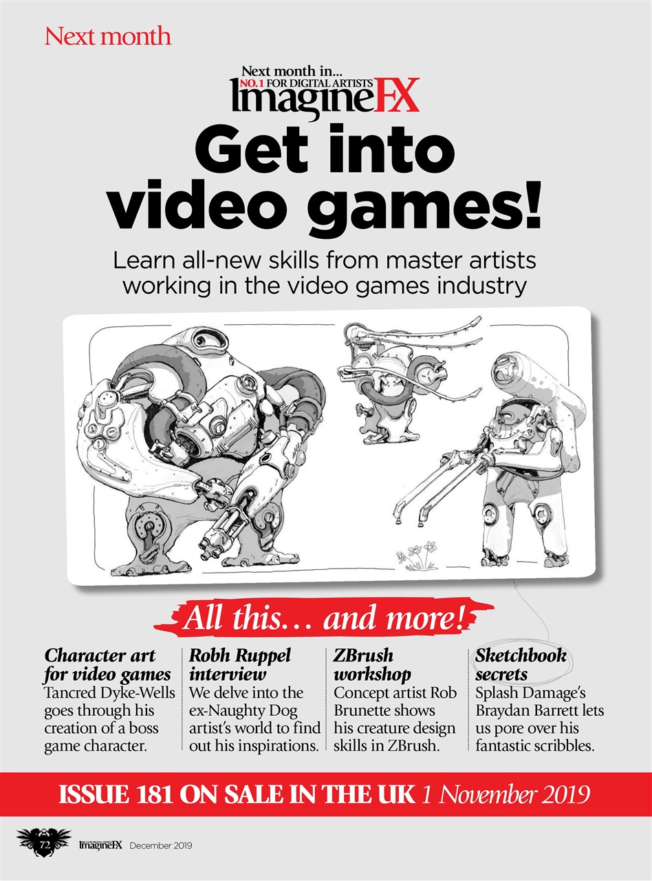 ImagineFX - December 2019 Back Issue