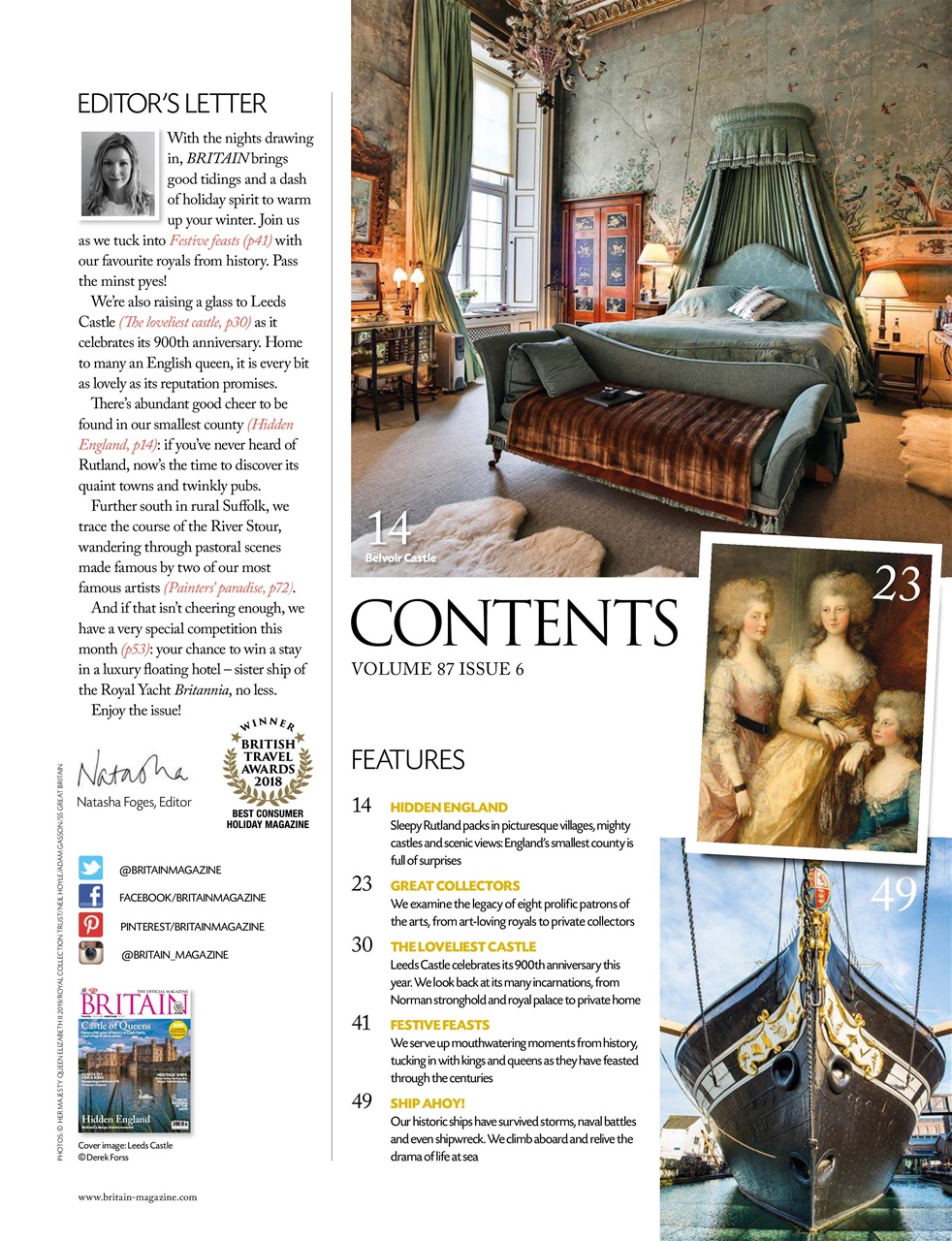 Britain Magazine - Nov/Dec 2019 Back Issue