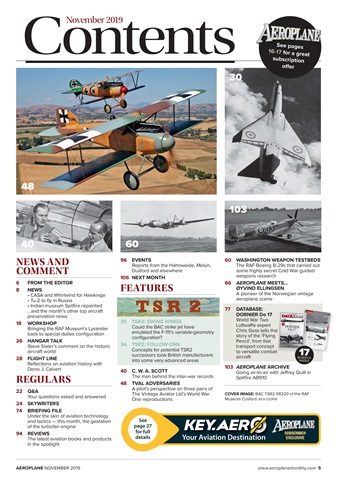Aeroplane Magazine - November 2019 Subscriptions | Pocketmags