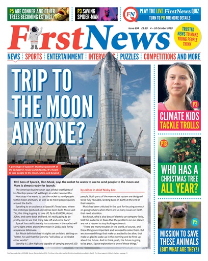 First News Magazine - First News Issue 694 Back Issue