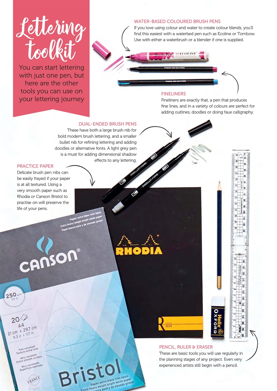 Simply Lettering Magazine - 01 Back Issue