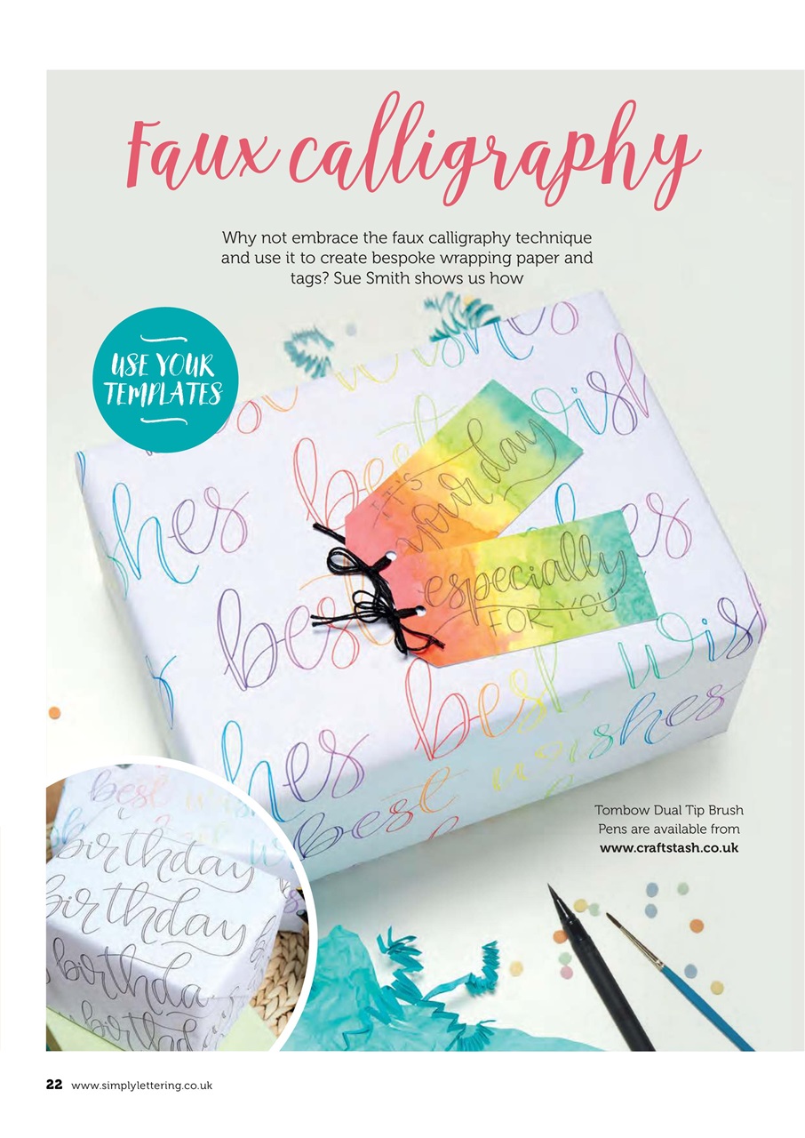 Simply Lettering Magazine - 01 Back Issue