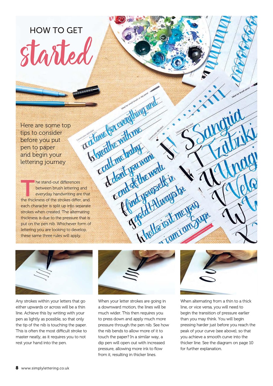 Simply Lettering Magazine - 02 Back Issue
