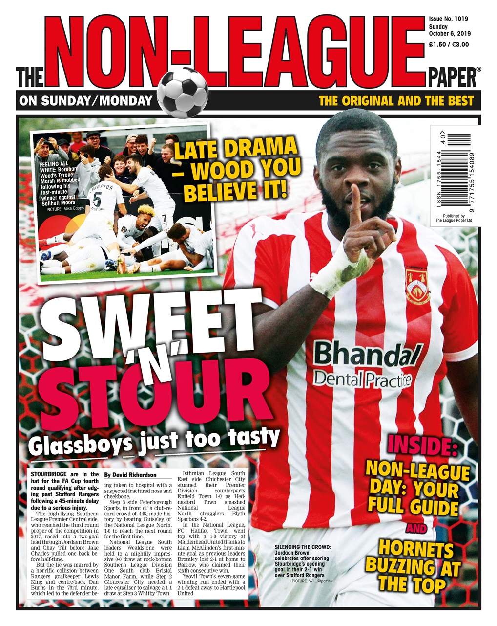 The Non-League Football Paper Magazine - 06th October 2019 Back Issue