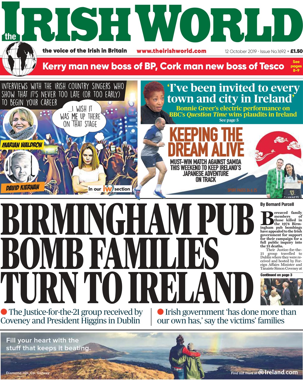 Irish World Magazine - 1692 Back Issue