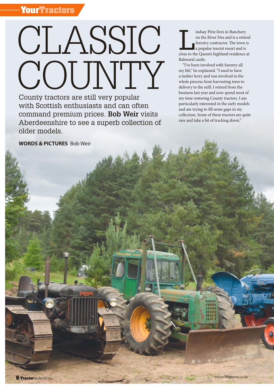 Tractor & Farming Heritage Magazine - Winter 2019 Back Issue