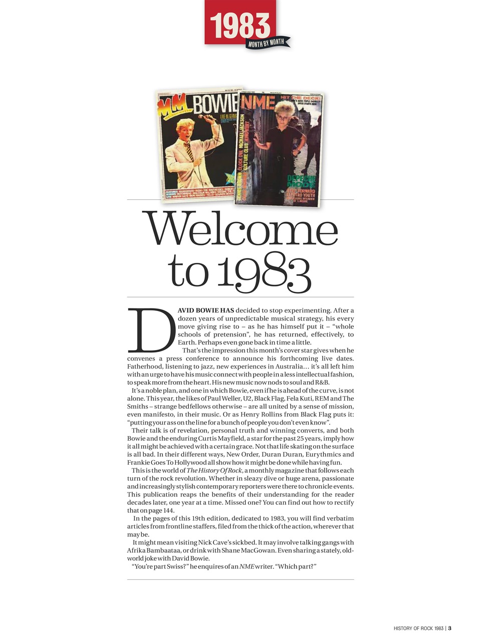 Uncut Magazine - The History of Rock 1983 Special Issue