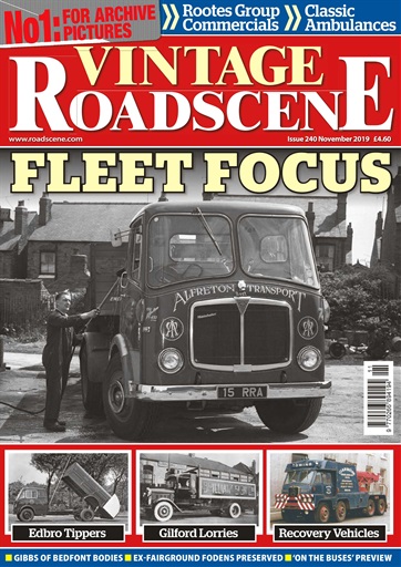 Vintage Roadscene Magazine - November 2019 Back Issue