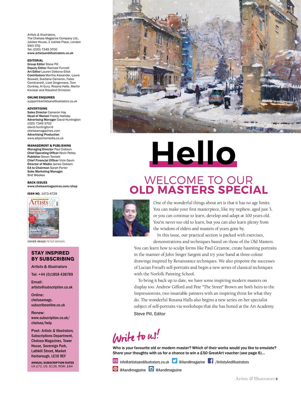 Artists & Illustrators Magazine - December 2019 Back Issue