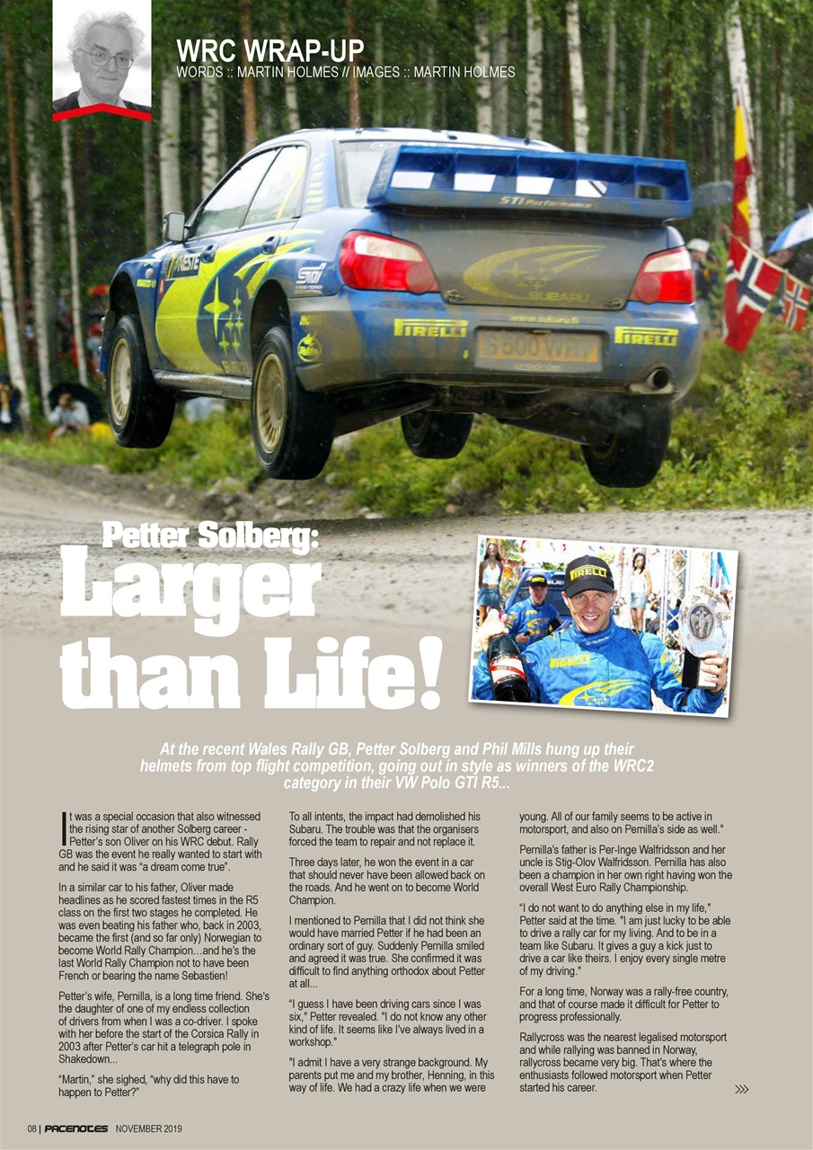 Pacenotes Rally magazine - Issue 183 - Nov 2019 Subscriptions | Pocketmags