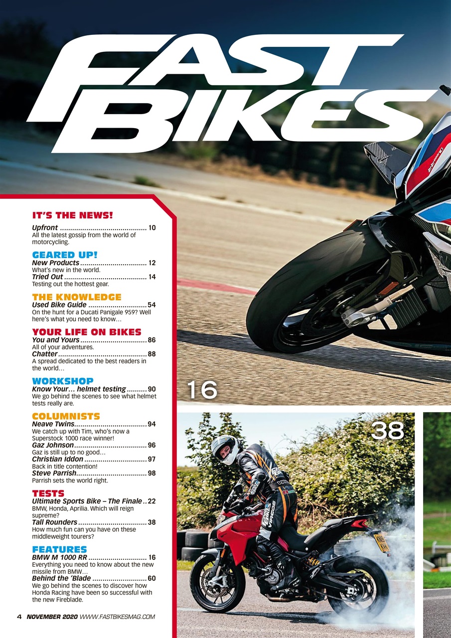 Fast Bikes Magazine - 372 - November 2020 Subscriptions | Pocketmags