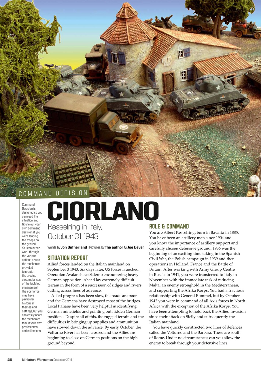 Miniature Wargames Magazine - December 2019 (440) Back Issue