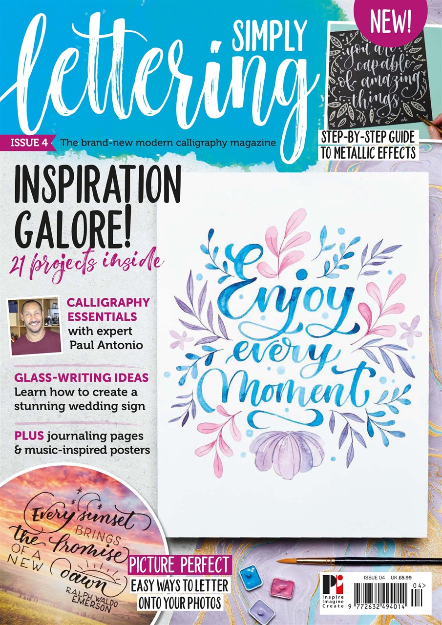 Simply Lettering Magazine - 04 Subscriptions | Pocketmags
