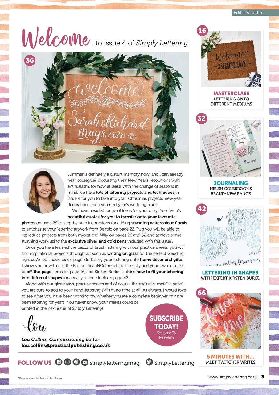 Simply Lettering Magazine - 04 Back Issue