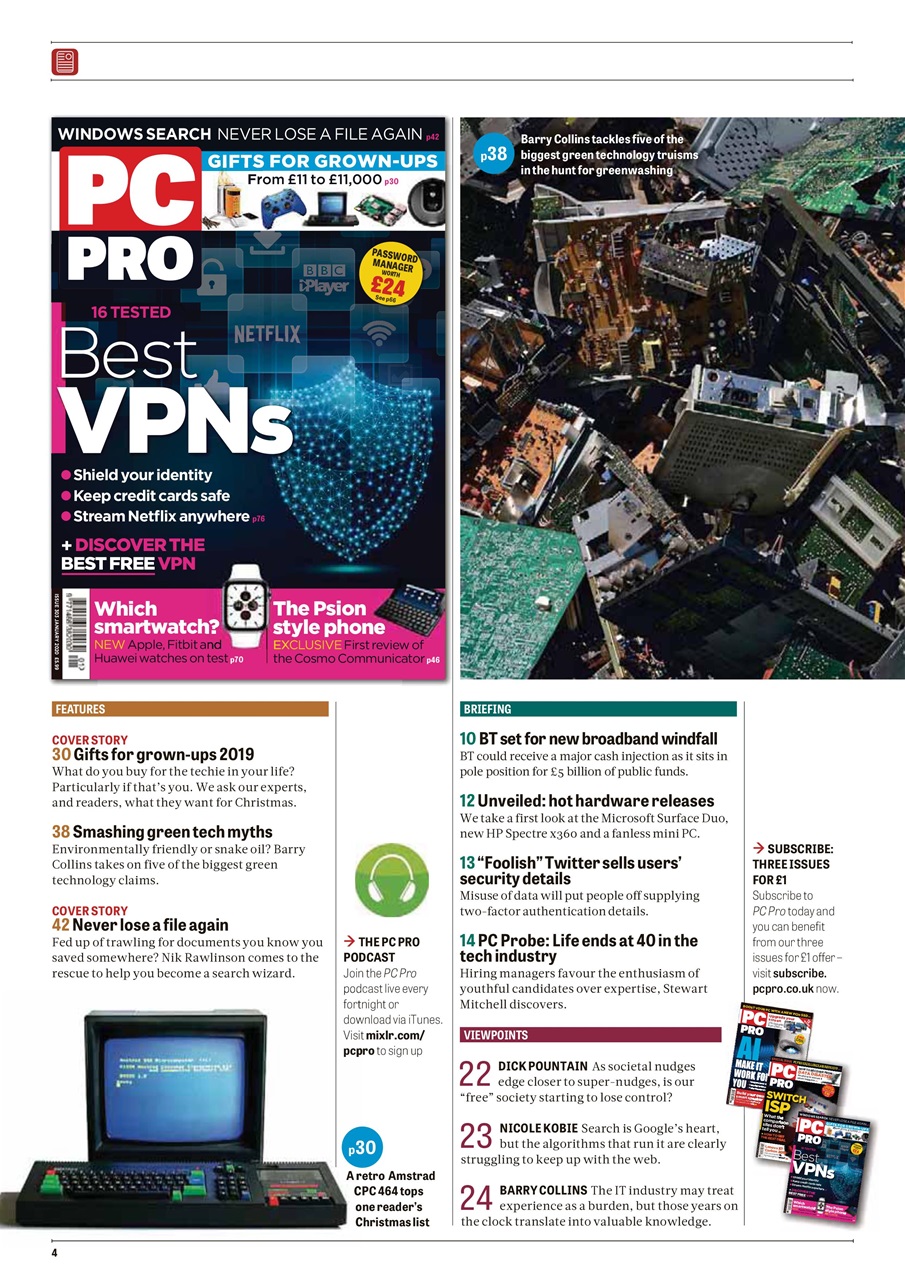 PC Pro Magazine - January 2020 Back Issue