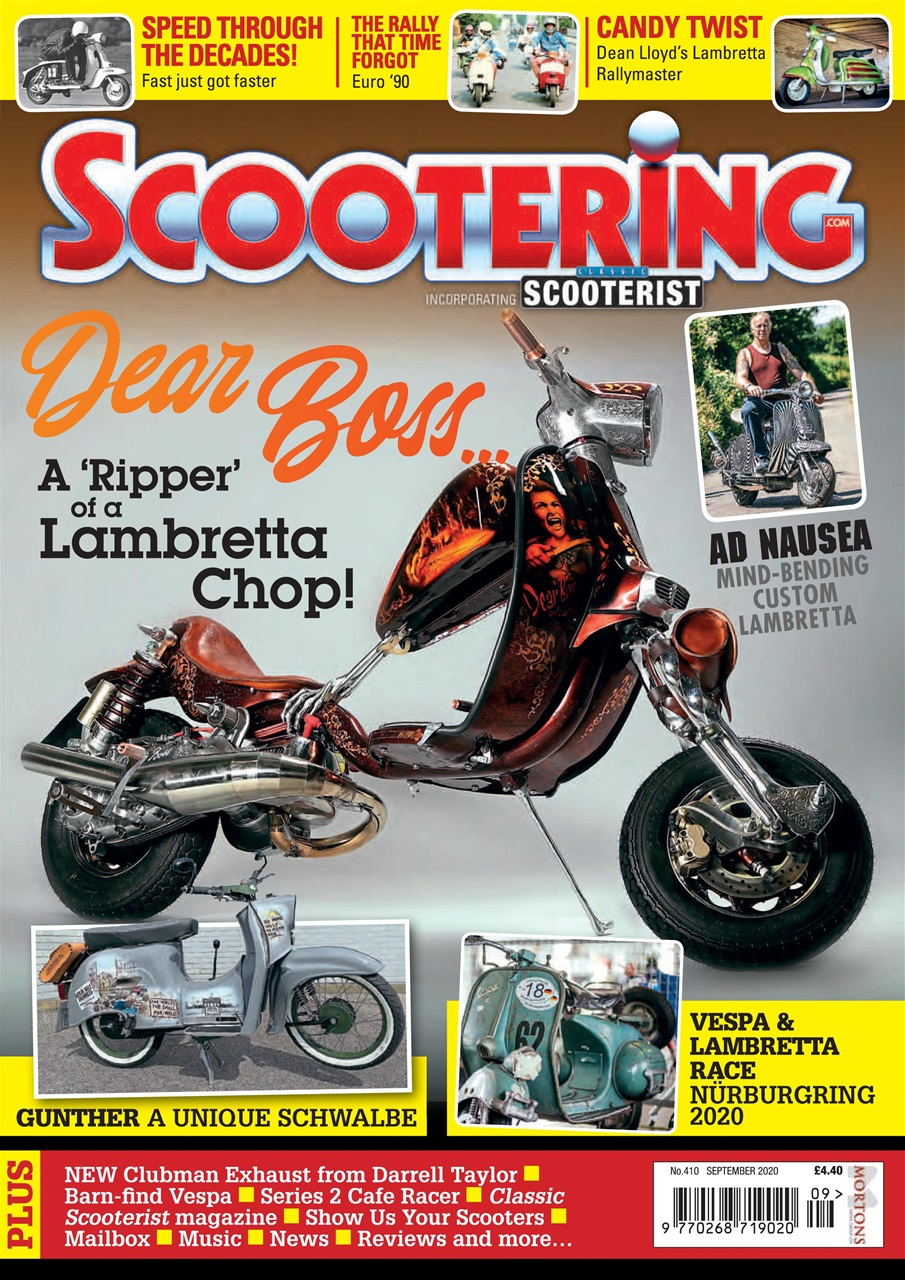 Scootering Magazine - 411 - September 2020 Subscriptions | Pocketmags