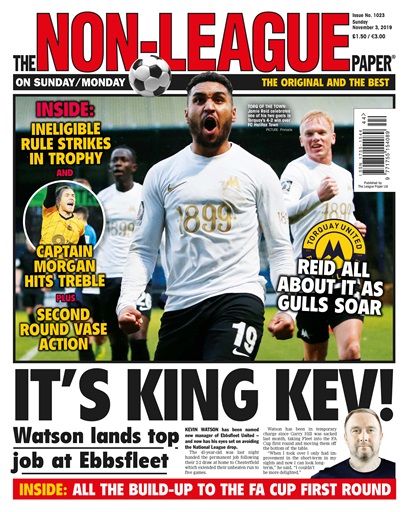 The Non-League Football Paper Magazine - 03rd November 2019 Back Issue
