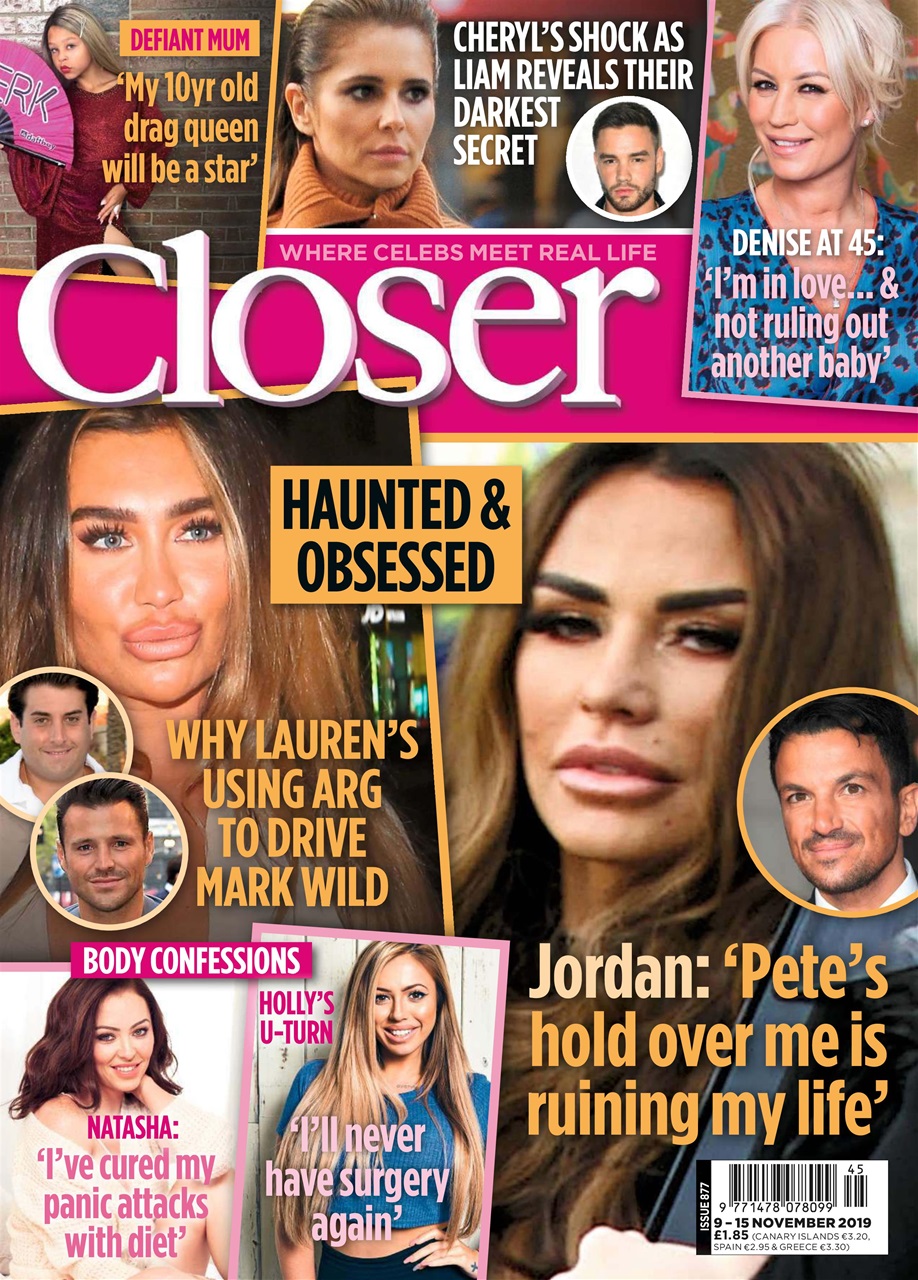 Closer Magazine - 9th November 2019 Subscriptions | Pocketmags