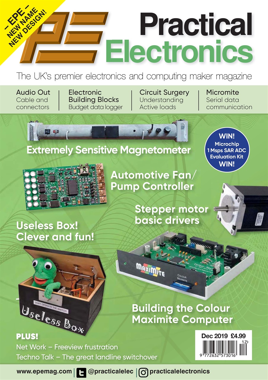 Practical Electronics Magazine - Dec-19 Back Issue