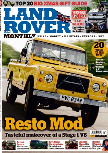 Land Rover Monthly Magazine - Janaury 2020 Back Issue