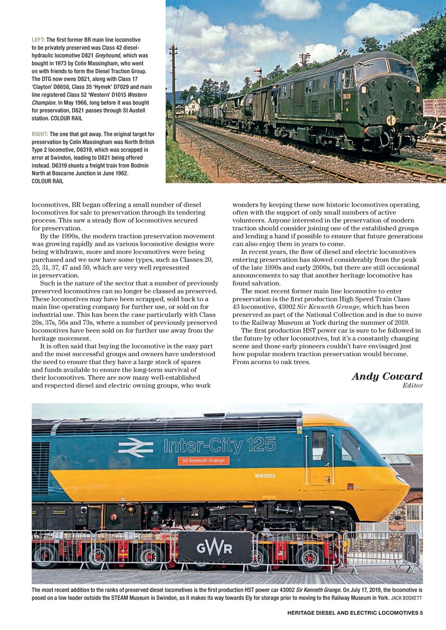 Rail Express Magazine - Heritage Diesel and Electric Locomotives ...